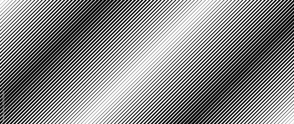 Oblique line halftone gradient texture. Faded diagonal stripe gradation ...