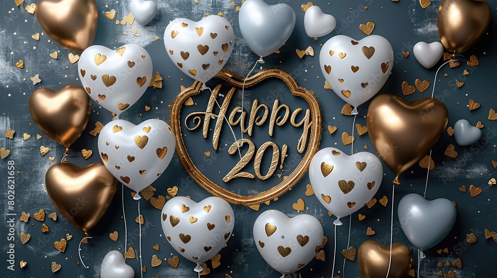 Joyful wishes: a 20th anniversary greeting text filled with warm words ...