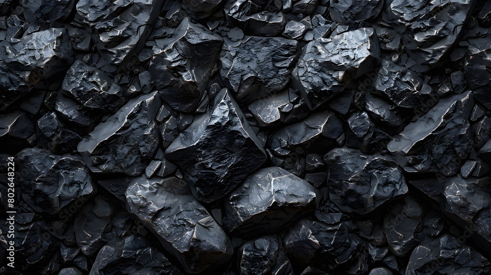 Black stone texture background, 3d rendering illustration of black ...