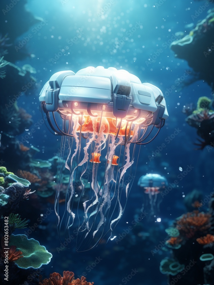 The AI-powered jellyfish robot explores the depths of the ocean ...