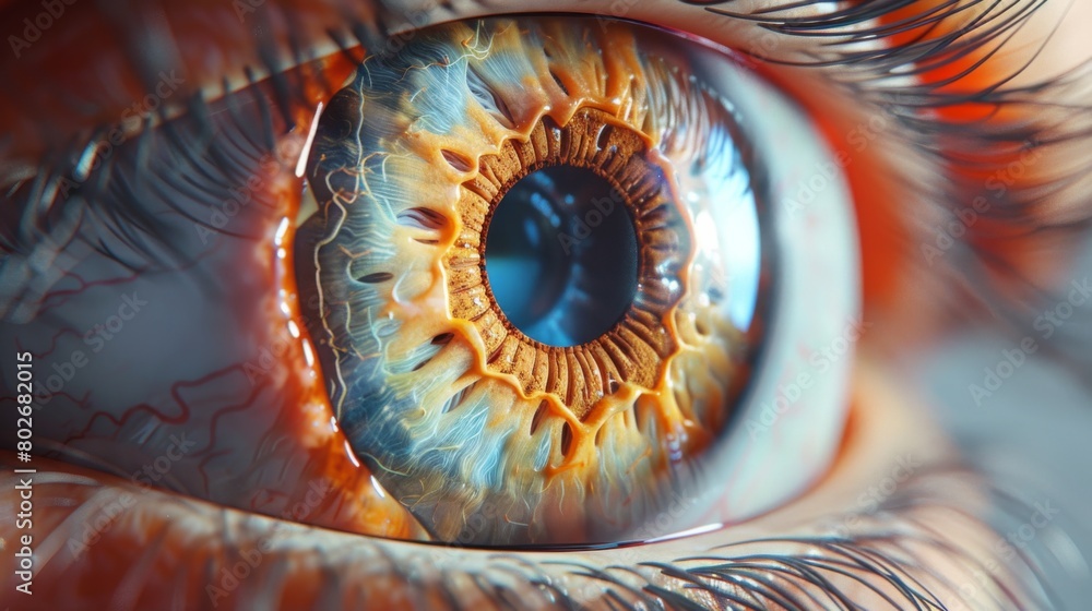 3D rendering image providing an overview of the anatomy of the human ...