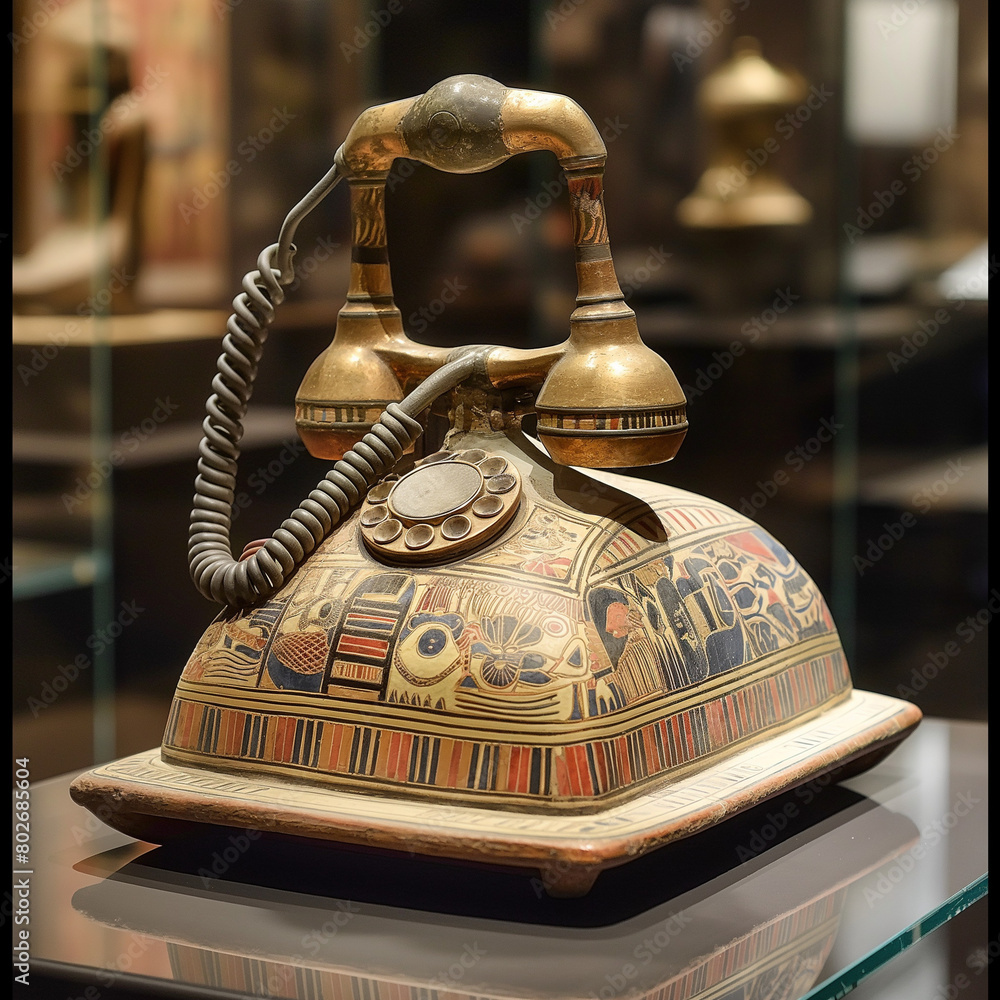 3000 year old mesopotamian telephone Stock Photo | Adobe Stock