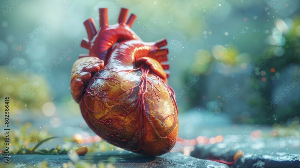 3D rendering image providing an in-depth view of the internal ...