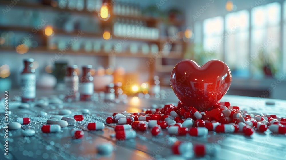 3D rendering image depicting comprehensive management strategies for ...