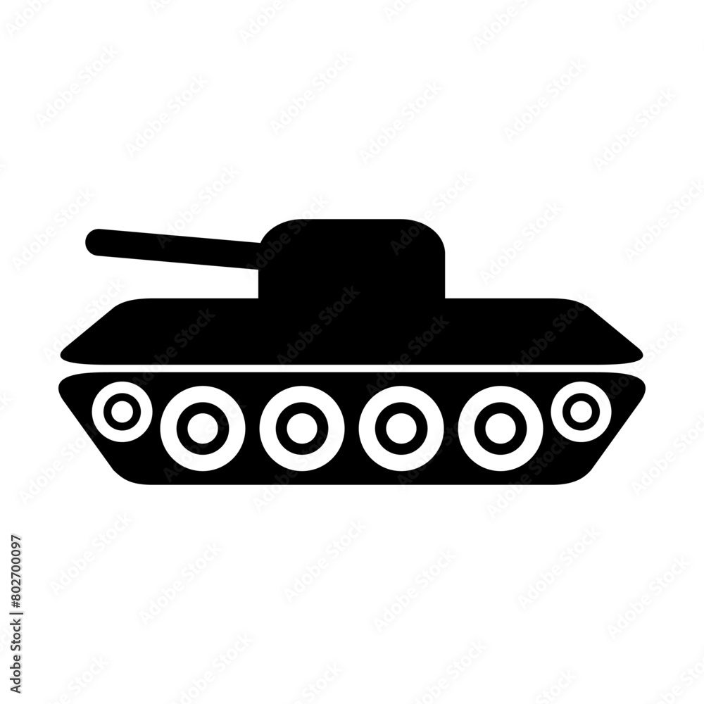 Tank war army icon vector military concept for graphic design, logo ...