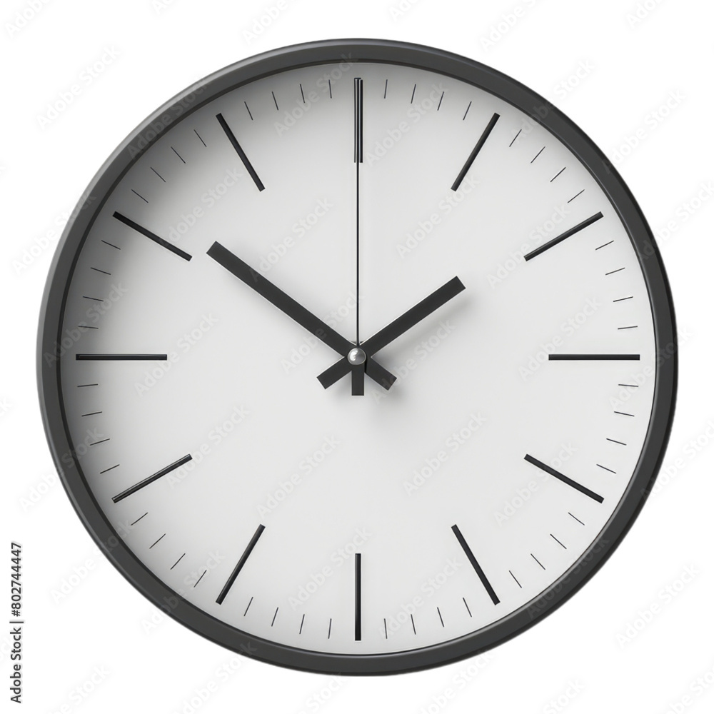 Time management essential classic isolated on transparent background ...