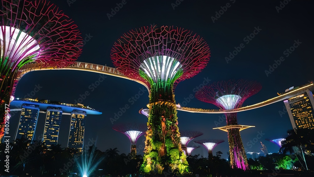 Garden Rhapsody A Spectacular Display of Supertrees in Bay Gardens ...