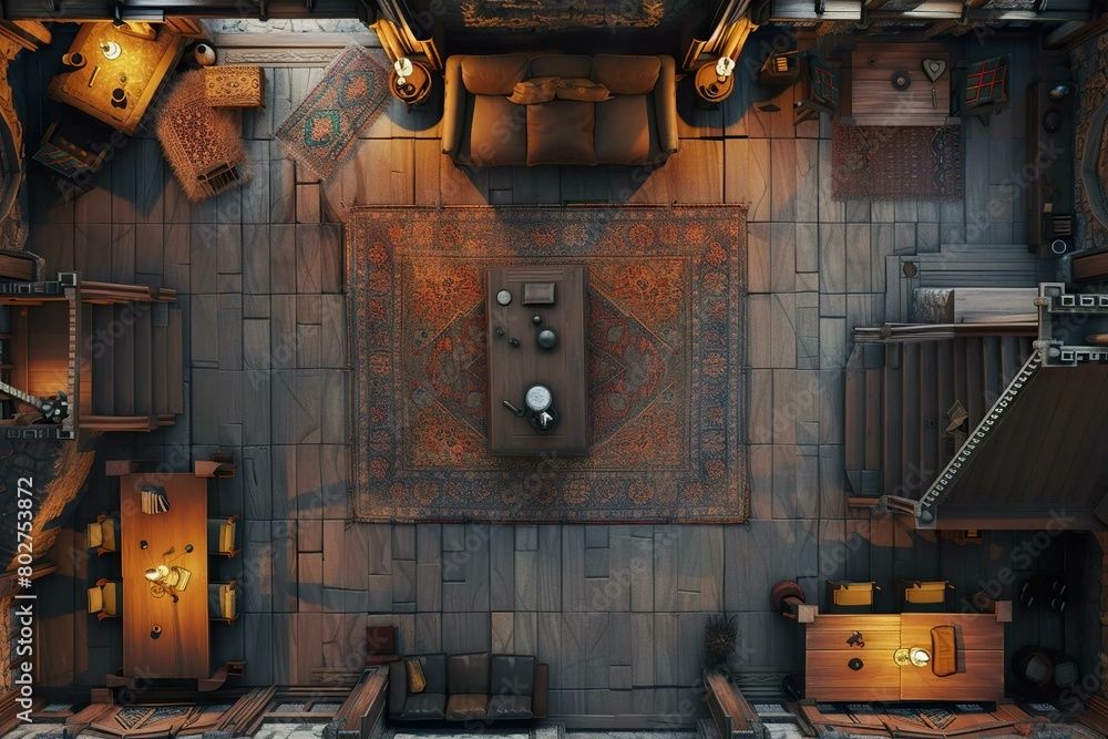 DnD Battlemap castle, room, battle, map, fantasy, decor Stock ...