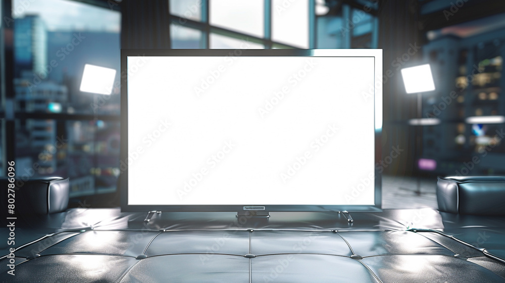 A blank TV screen studio virtual background, offering endless ...