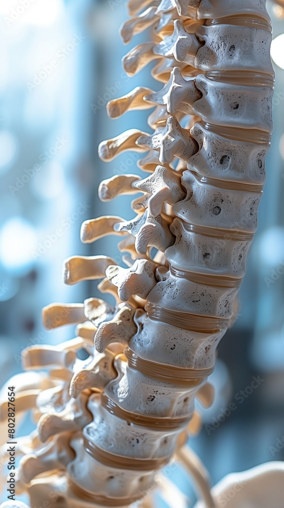 human skeleton spine Stock Photo | Adobe Stock