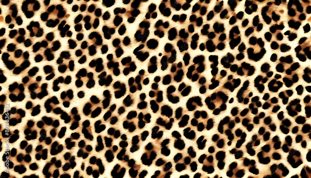 Leopard skin pattern, animal skin design ilustración de Stock | Adobe Stock
