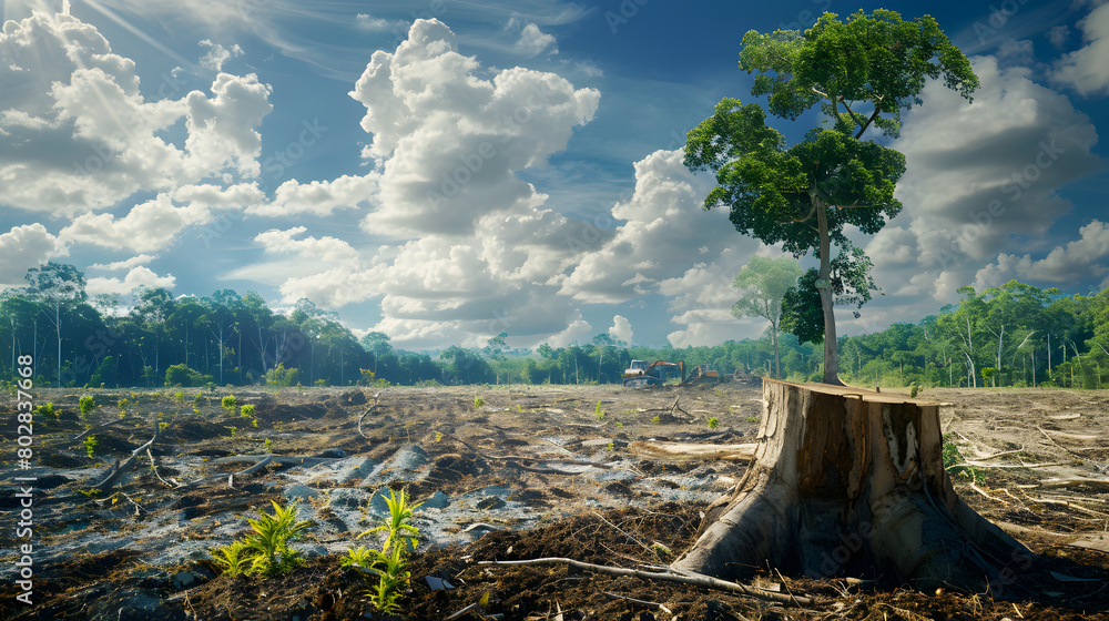 A Striking Depiction of the Drastic Impacts of Deforestation on Forests ...