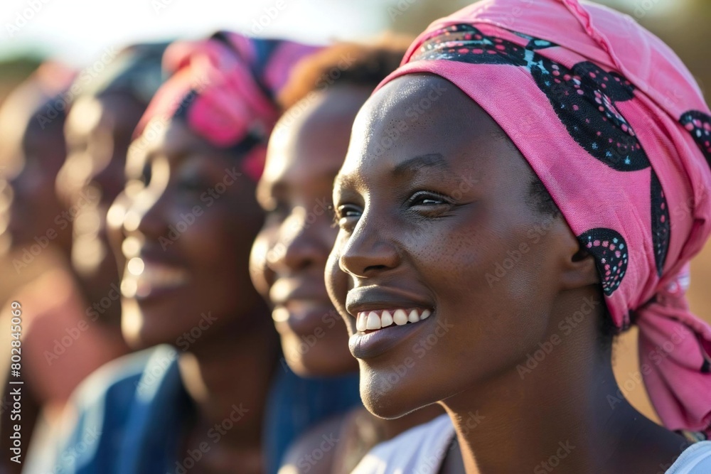 Resilient African American Cancer Survivor: Portrait of Strong Woman ...