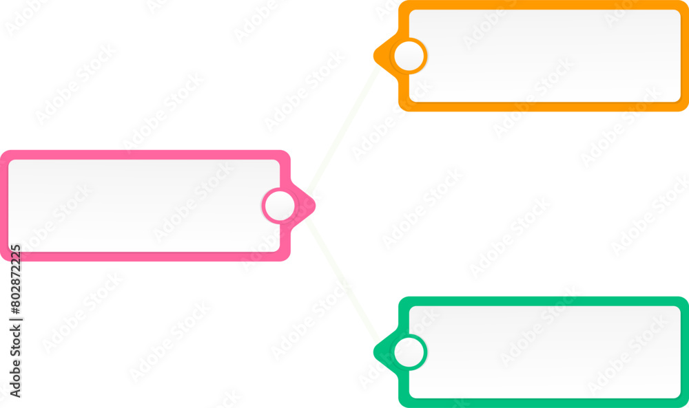 Infographic List Long Text Box Stock Vector | Adobe Stock