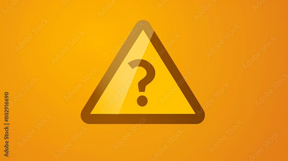 Vector icon of an exclamation mark, signifying warning and caution with ...