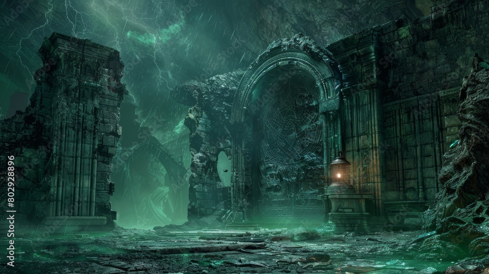 The entrance to the underworld is marked by the fearsome gates of ...