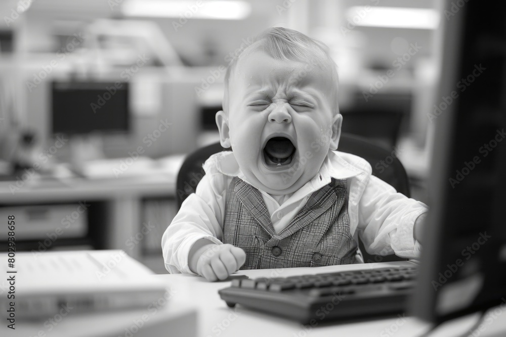 Baby Funny - Office Babe's Job: Crying, Pain, and Suffering with a ...