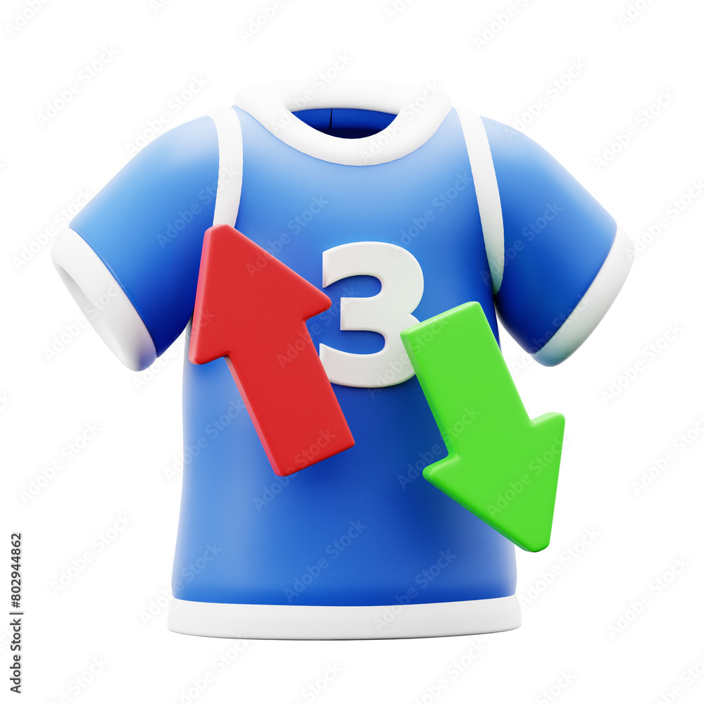 team club uniform with in out arrow symbol for football player ...