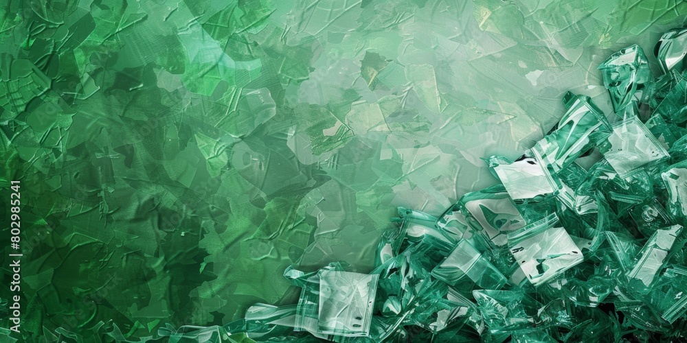 The background is completely mix Green and White with no texture and ...