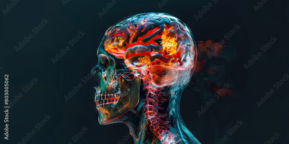 Brain Stem Glioma The Cranial Nerve Dysfunction And Motor Weakness Visualize A Person With