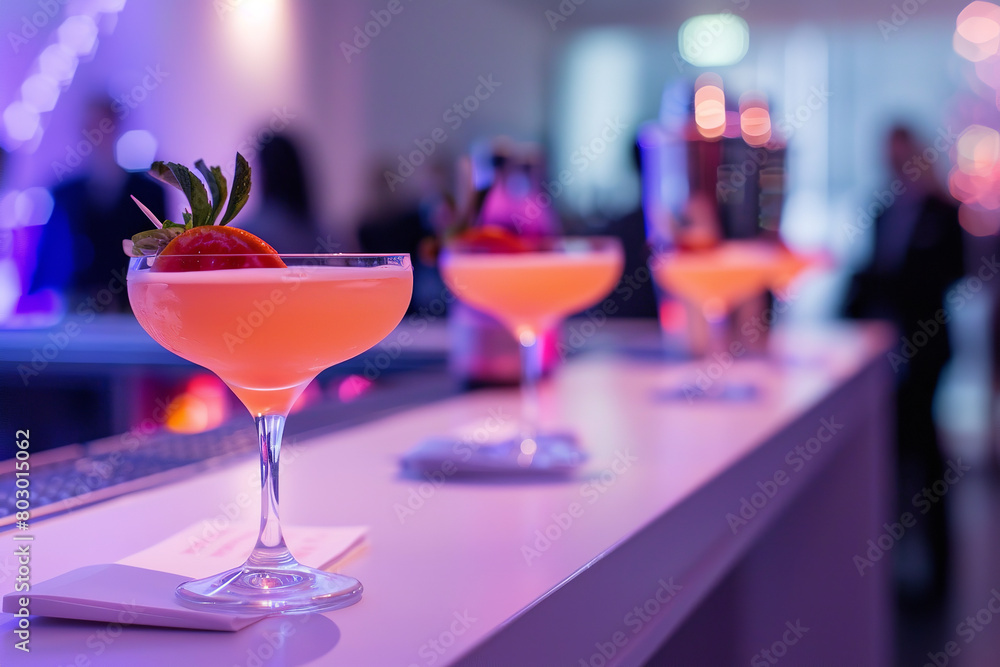 An exclusive party launches a new craft cocktail menu - where guests ...