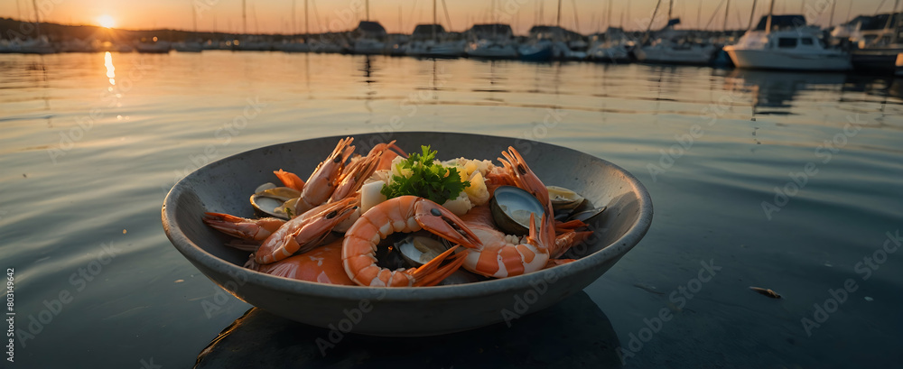 Seaside Serenity: Sunset Seafood Soiree at Harbor Haven - A picturesque ...