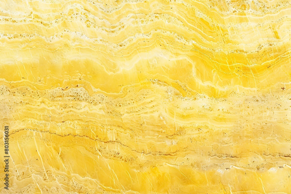 Yellow stone texture background with beautiful soft mineral veins. Lemon color natural pattern ...