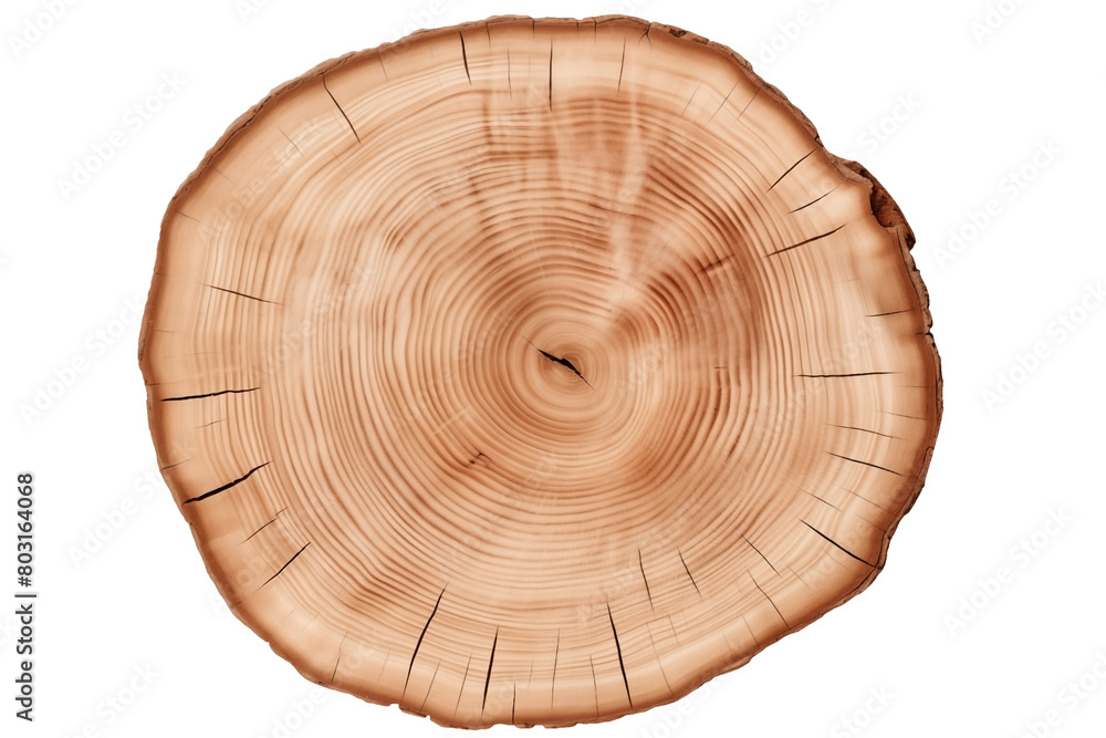 Top view of a Circular Tree trunk PNG Wood rings isolated on ...