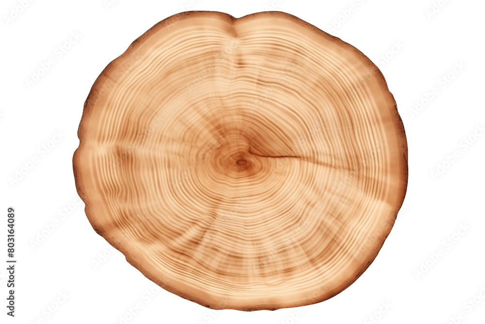 Top view of a Circular Tree trunk PNG Wood rings isolated on ...