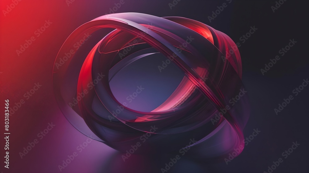 A dynamic logo concept featuring overlapping layers and dynamic motion ...