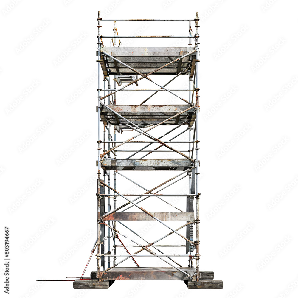 scaffolding element_hyperrealistic_hyper detailed_isolated on ...