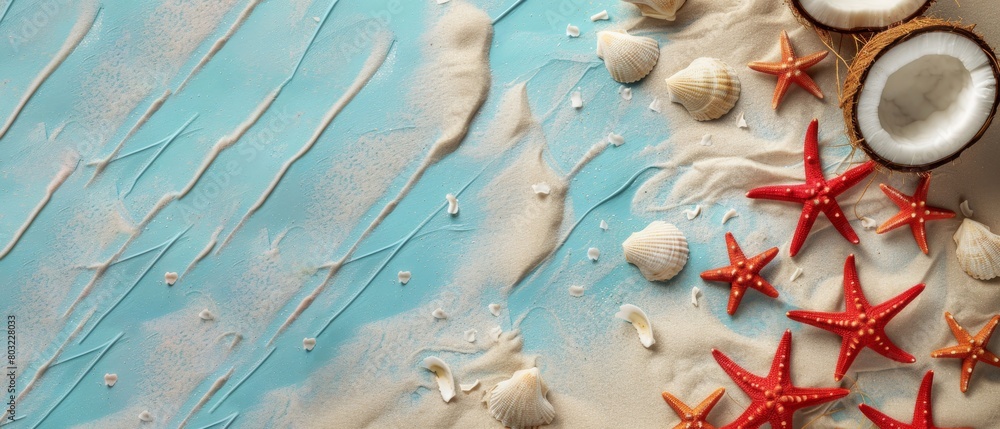 Vacation summer holiday travel tropical ocean sea panorama landscape ...