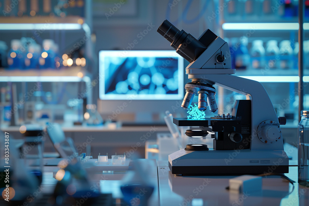 Visualization of a high-tech lab developing nanotechnology-based ...