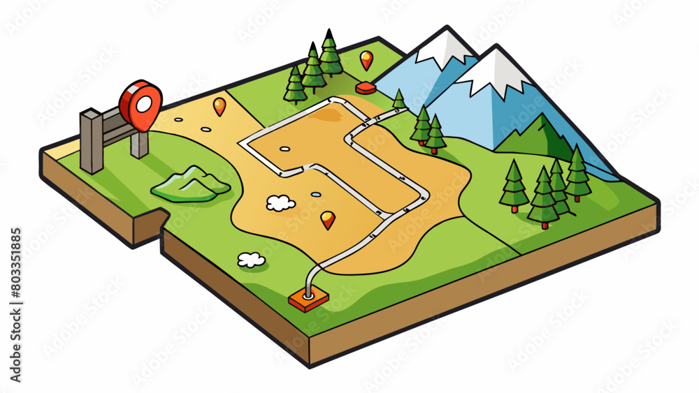 On a hiking trail a clear map at the trailhead is a priority featuring ...