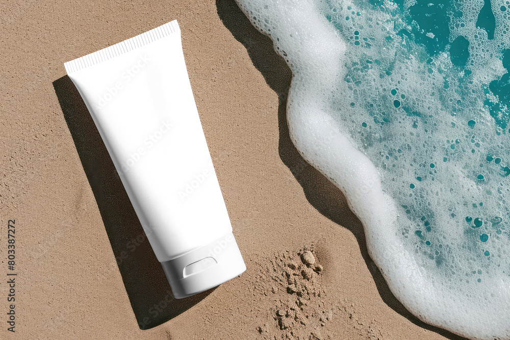 Sunscreen tube png mockup, transparent design Stock Photo | Adobe Stock