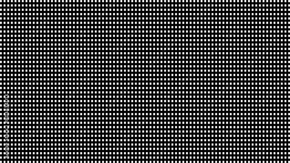 Black and white grid pattern. Monochromatic square grid. Perfectly ...
