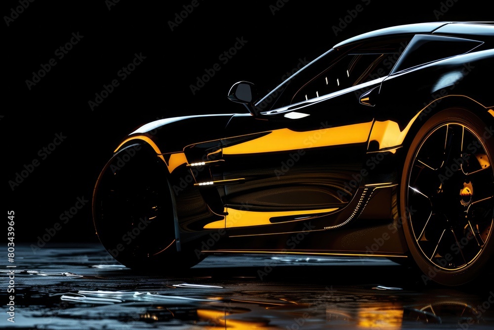 Explore the raw power of a V8 engine nestled within a sleek sports car ...