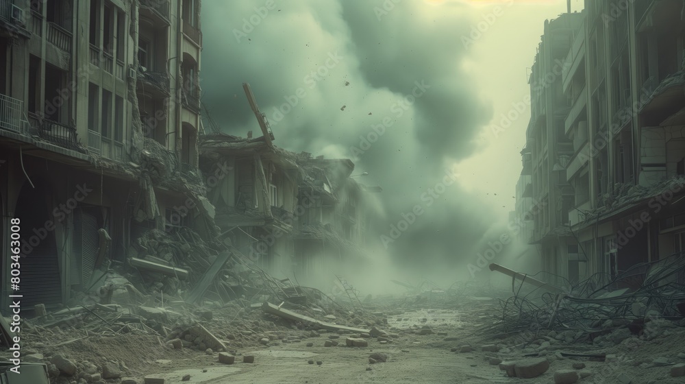 Earthquake Natural Disaster Scenario Concept, Emergency Preparedness ...