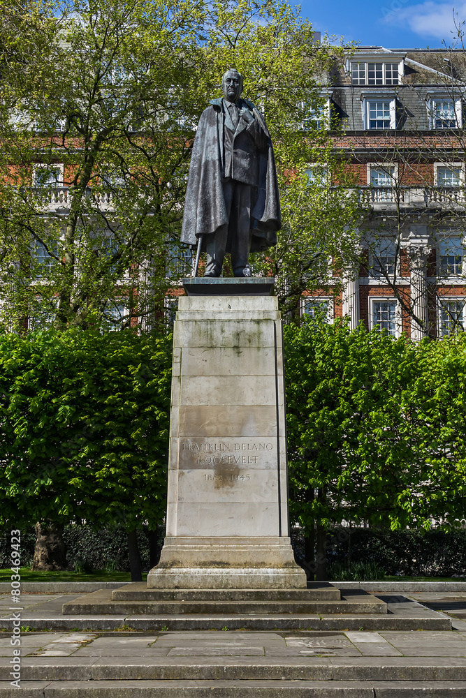 Franklin Delano Roosevelt Statue (1882 -1945, 32nd President of the ...