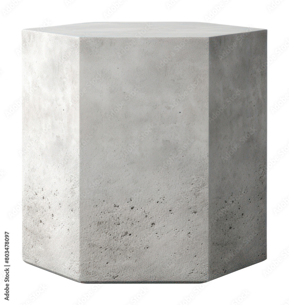 PNG Hexagon cylinder concrete white background architecture. Stock ...