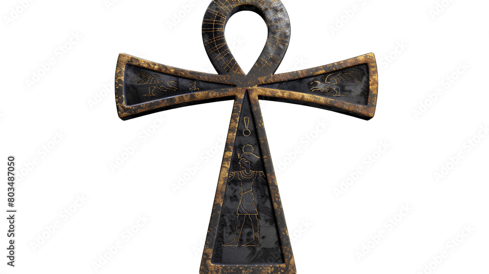 An Egyptian ankh symbol on a transparent background. PNG format, This ...