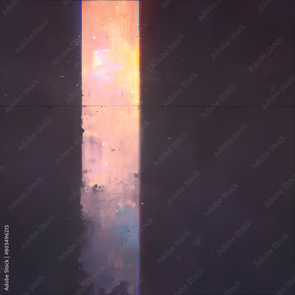 Vibrant Film Distortion with Chromatic Burst, Aesthetically Powerful ...