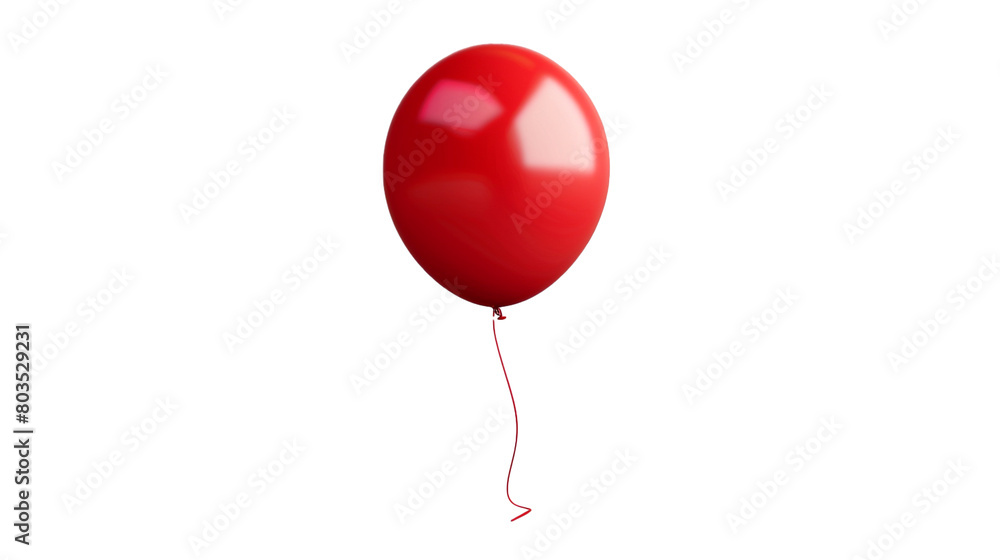 A single red balloon floating in the air on a transparent background. PNG format, This PNG file ...