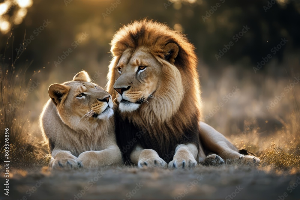 'lions love lion wildlife africa animal romance safari african big cat ...