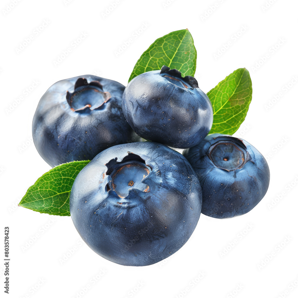 Transparent Background Blueberry PNG. High-Quality Isolated Berry Image ...