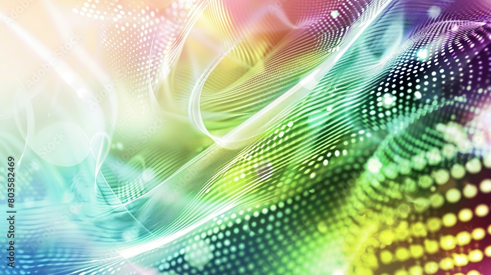 Digital abstract background. Light Green abstract geometric background ...