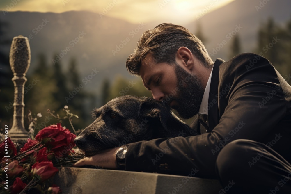 A moment of farewell, diving into the emotional depth of a funeral and ...