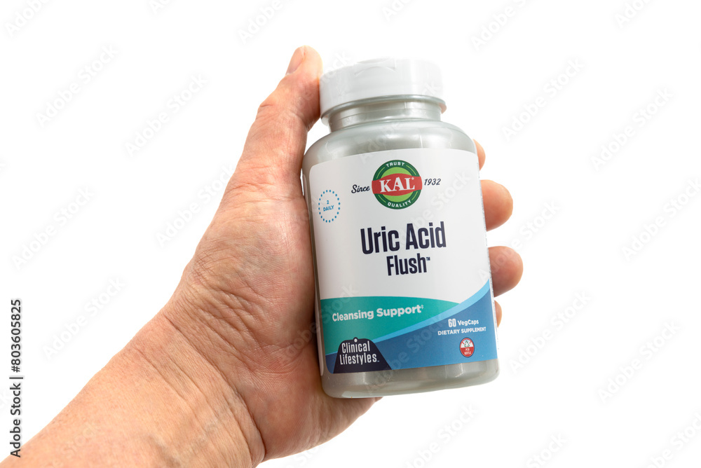 Fuji City, Shizuoka Prefecture, Japan - April 14, 2024: Hand holding ...