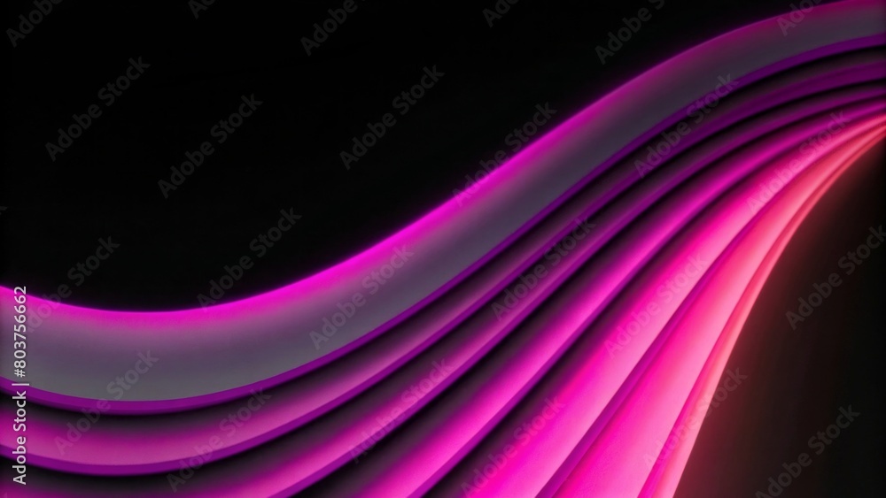 User Black background with colorful gradient, curved lines, soft edges ...