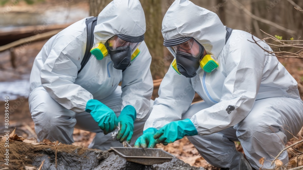 Forensic team collecting evidence after fatal gang shootout with empty ...